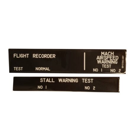 737 Cockpit Decals Set - Simbay P.S.A.